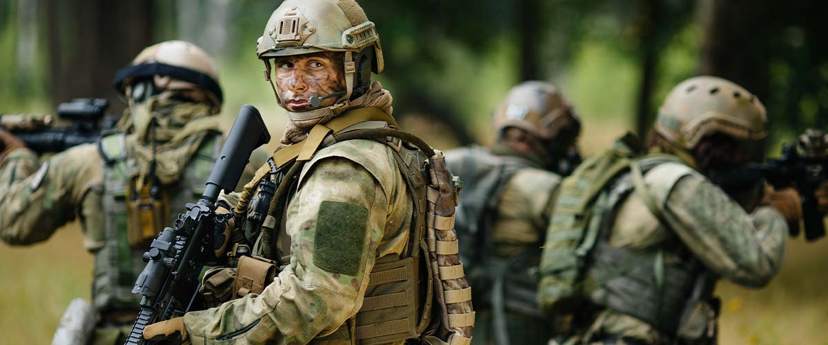 Soldat – utbildning, arbetsuppgifter och lön » Yrken